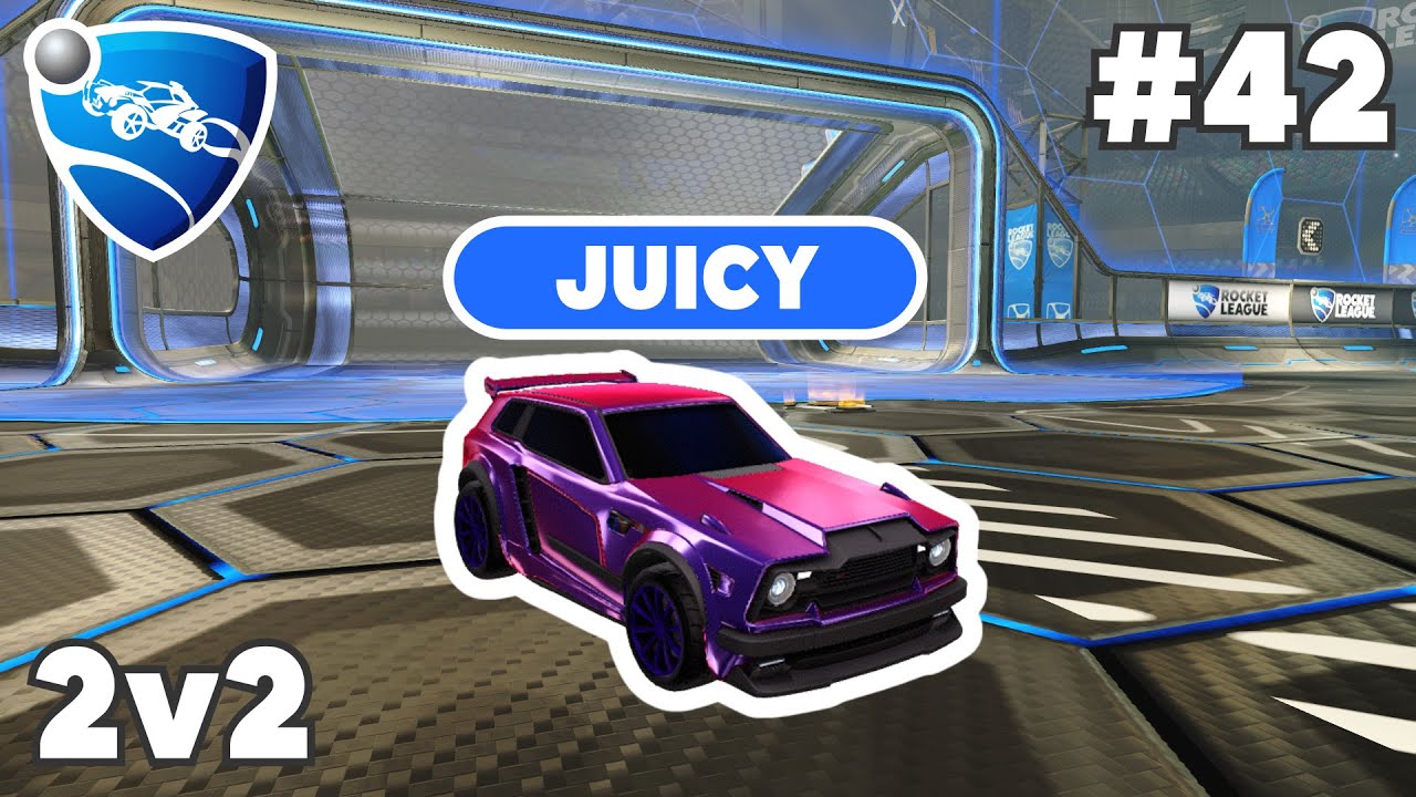 juicy Ranked 2v2 PRO Replay #42 - Rocket League Replays - YouTube