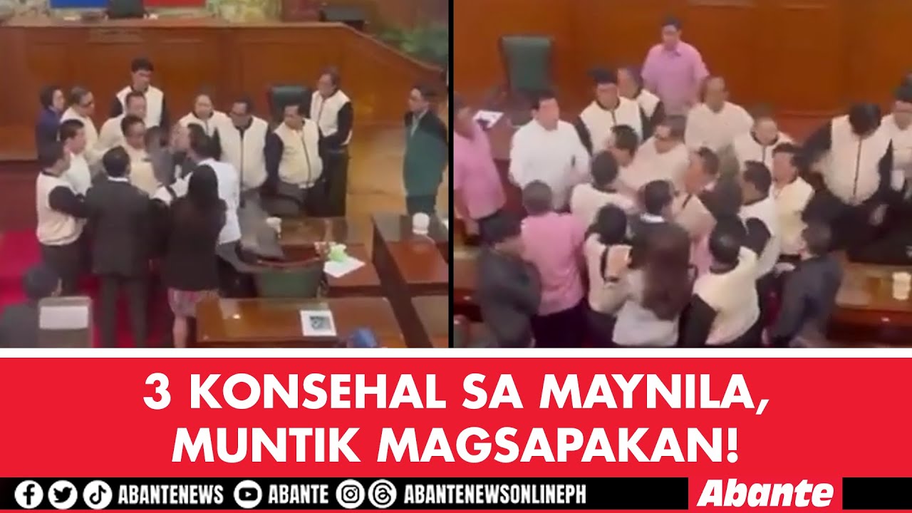 3 konsehal sa Maynila, muntik magsapakan! - YouTube