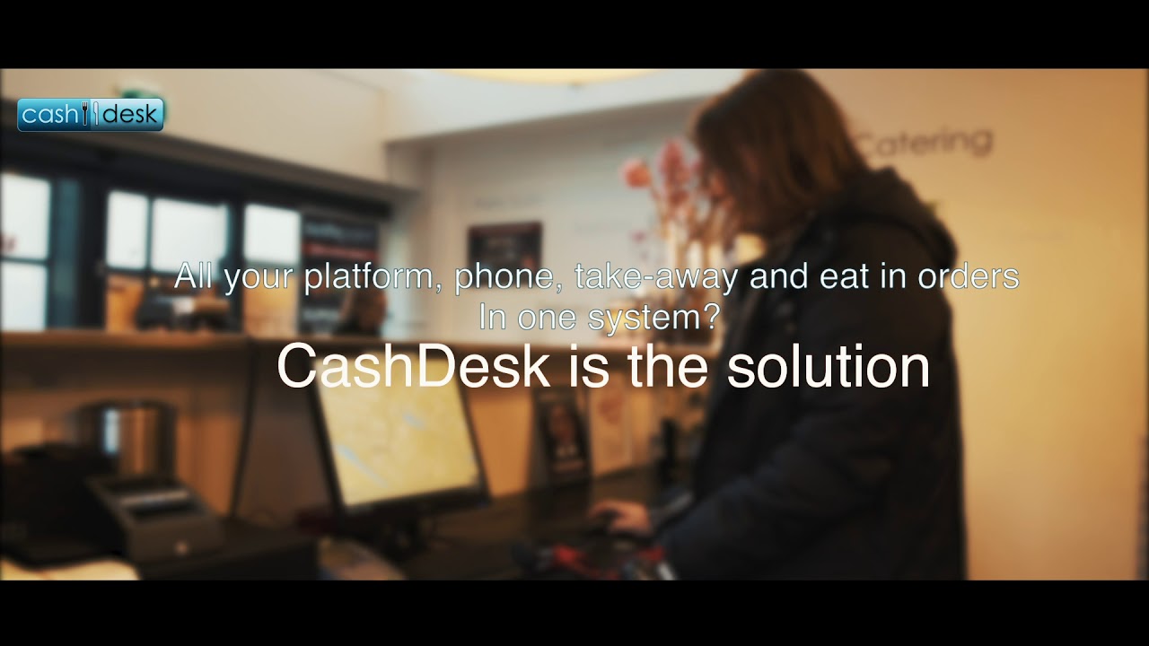 CashDesk voor afhaal en bezorgrestaurants - YouTube
