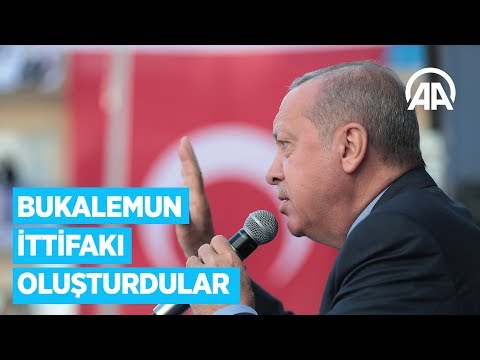 Cumhurbaşkanı Erdoğan: Bukalemun ittifakı oluşturdular