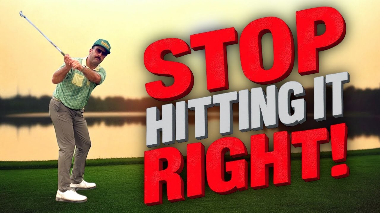 How to stop hitting it right - YouTube