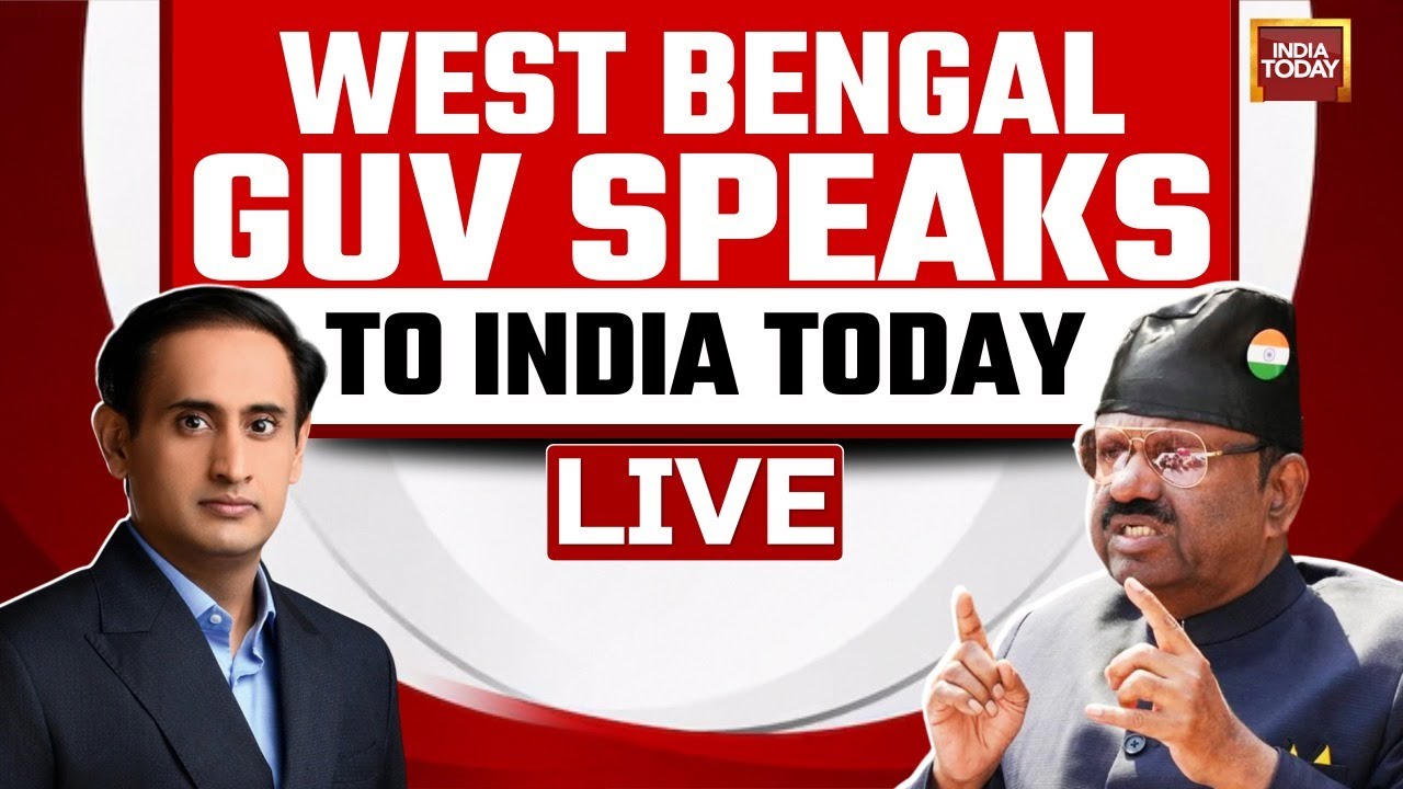 LIVE: West Bengal Governor CV Ananda Bose Speaks Exclusively To India ...