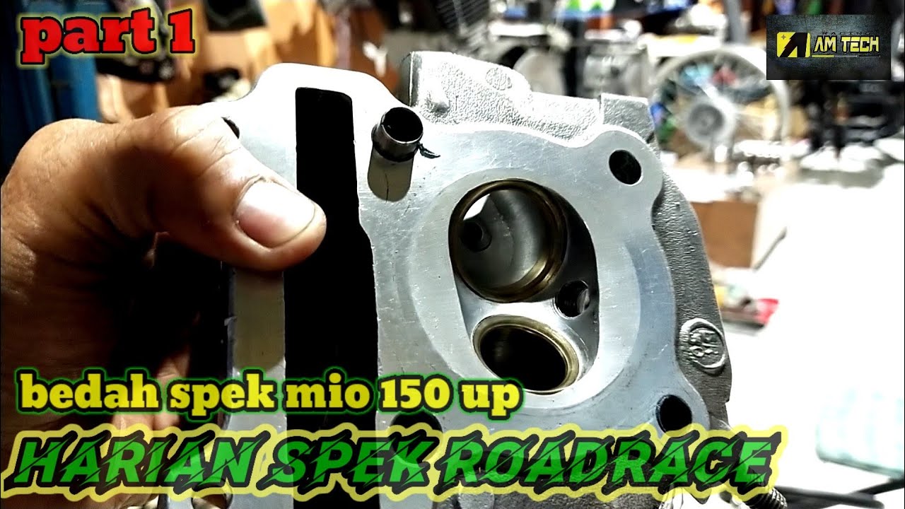 Bedah spek mio bore up 158cc Road race@AM_TECH_RACING - YouTube