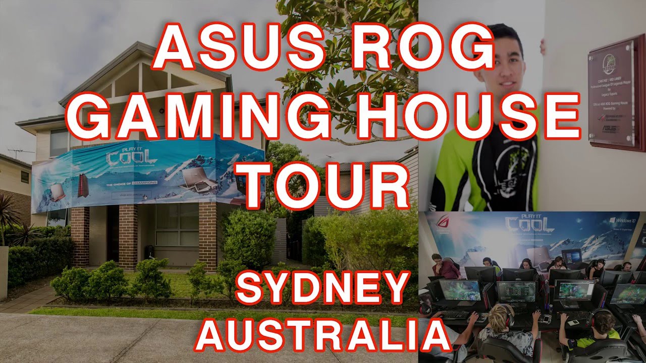 ASUS ROG Gaming House Tour - Sydney, Australia - YouTube
