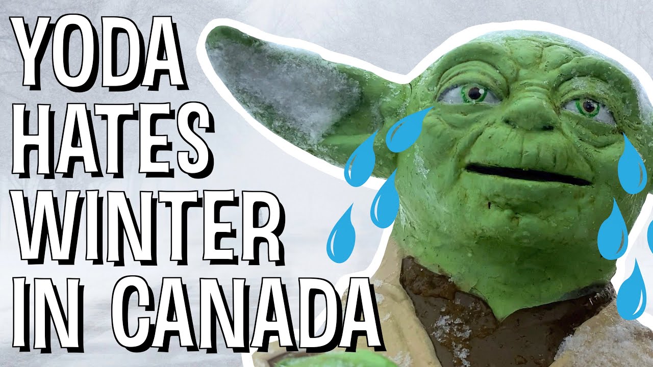 YODA HATES WINTER IN CANADA - The Puppet Yoda Show - YouTube