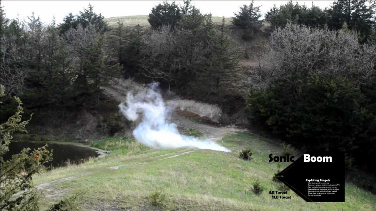 Sonic Boom Exploding Targets - YouTube
