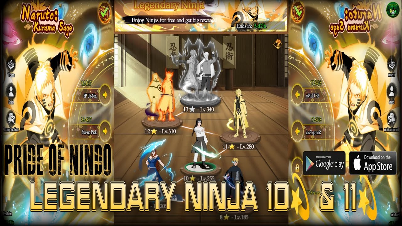 Pride Of Nindo Legendary Ninja(08/05/23) Lvl 255 & Lvl 280 Ninjutsu ...