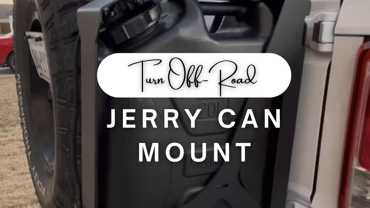 Turn Off-Road jerry can mount install - YouTube