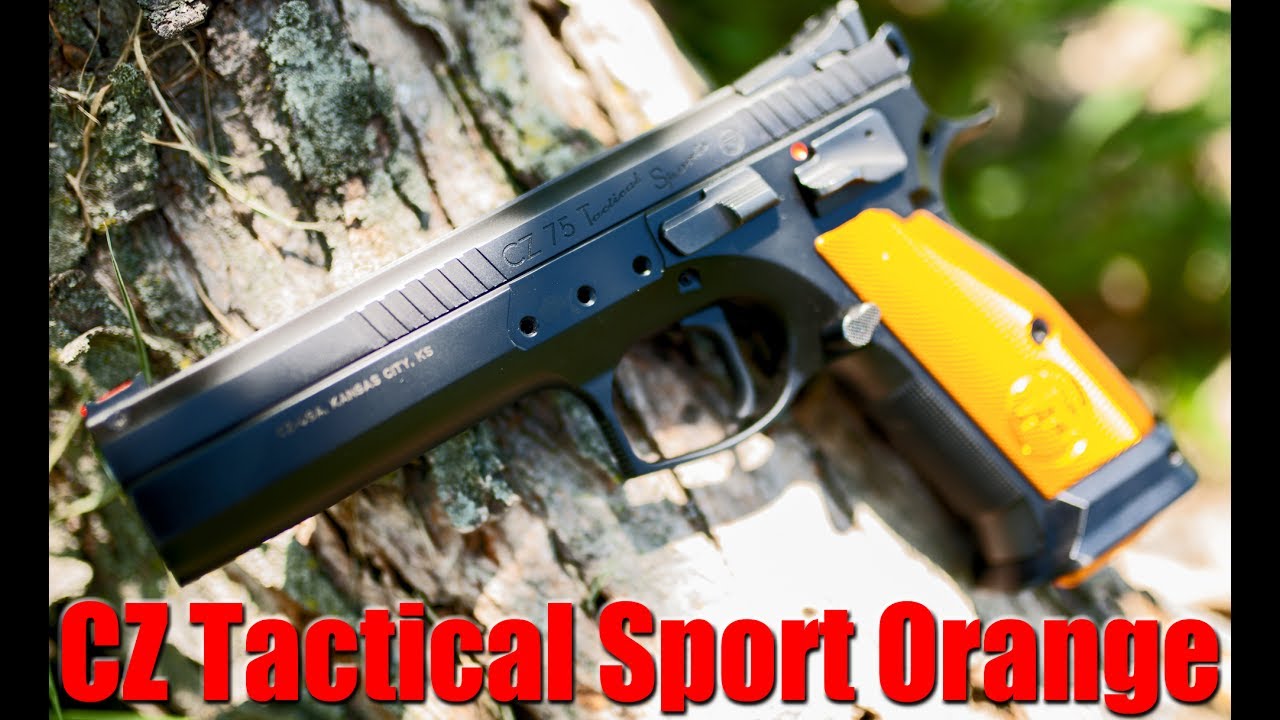 CZ Tactical Sport Orange 9mm Unboxing & First Shots - YouTube