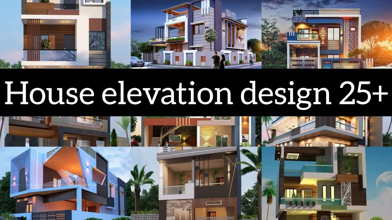 25+ House Elevation Design Front View elevation plan exterior view ...