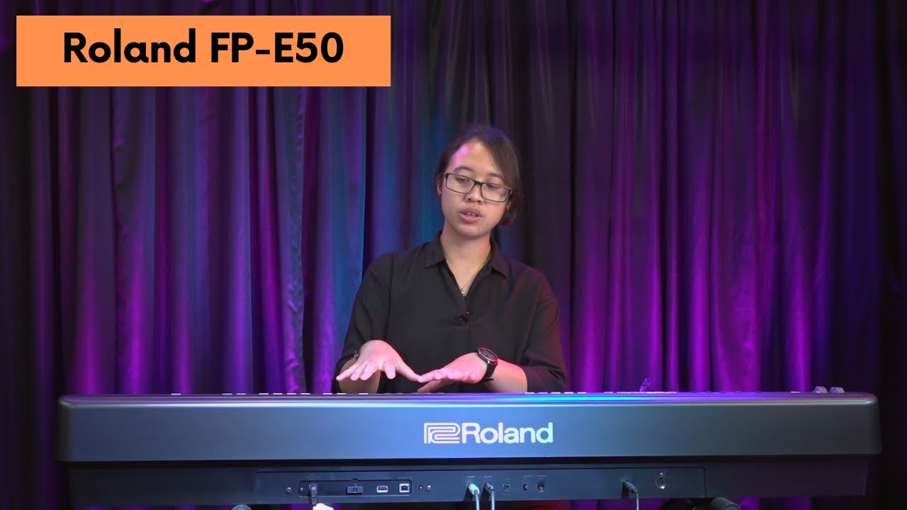 Roland FP-E50 Digital Piano Overview - YouTube
