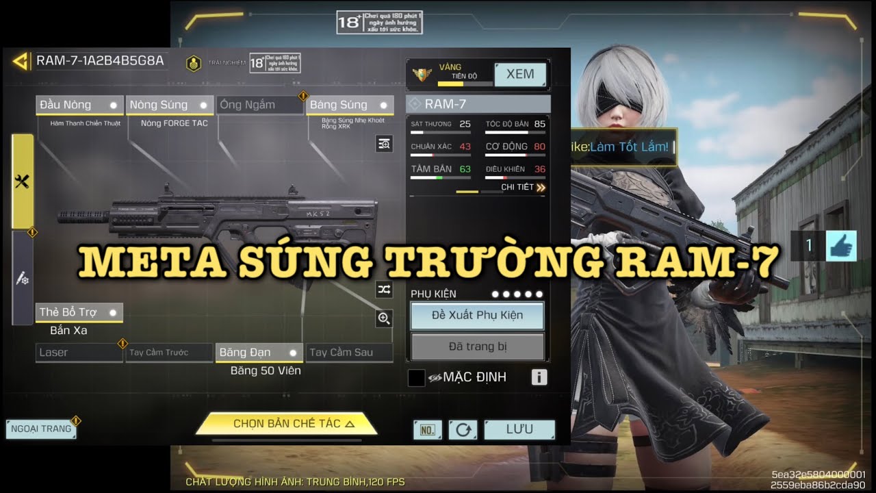META SÚNG TRƯỜNG RAM-7 #codm - YouTube