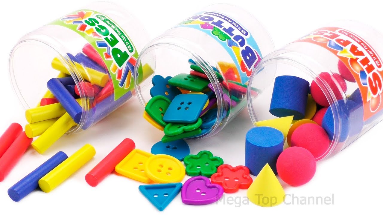 Sorter Toys With Figures Geometric | Learning Geometric Shapes and ...