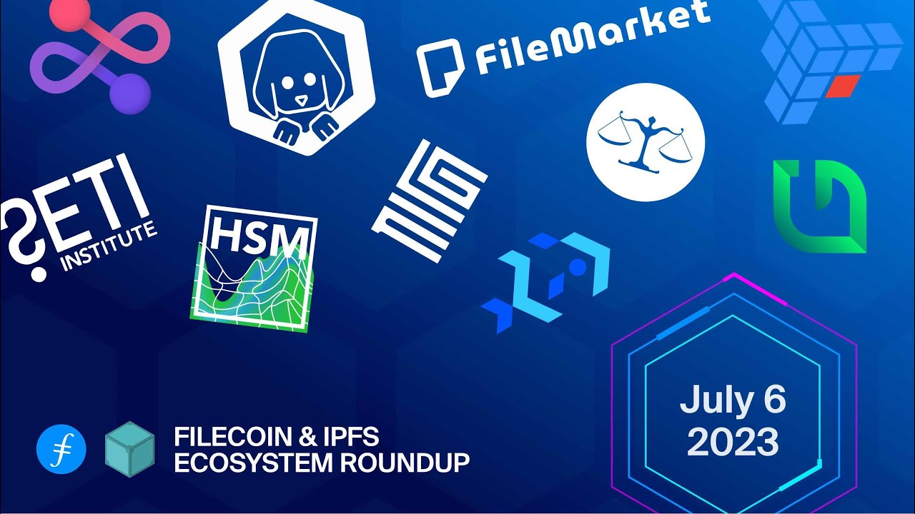 Filecoin & IPFS Ecosystem Roundup: July 2023 Full Presentation - YouTube