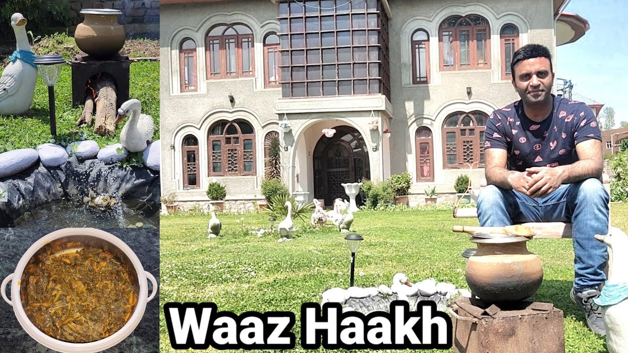 Waz Haakh | Wazwan Haakh | Collard Greens Kashmiri Wazwan Dish - YouTube