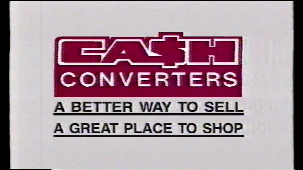 Cash Converters Advert 1995 - YouTube