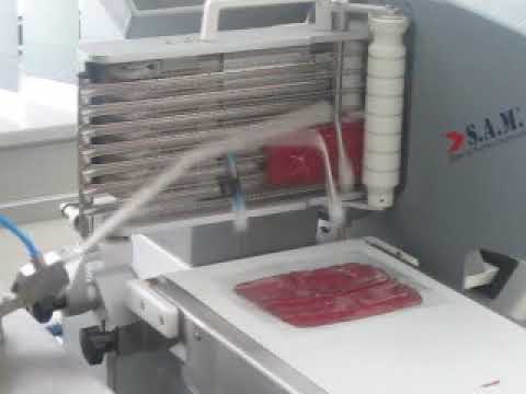 slicing Pastrami automatically - cutomer video - YouTube