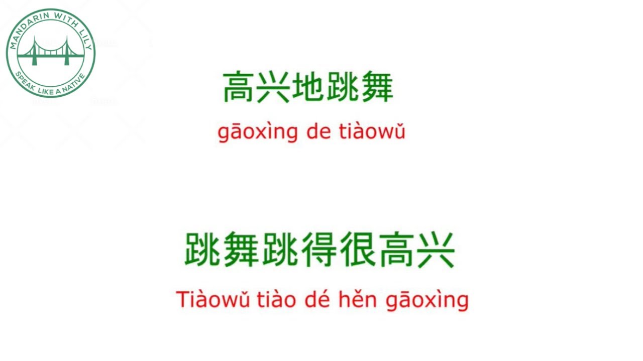 How To Use Chinese Structural Particle | Chinese Grammar Simplified ...