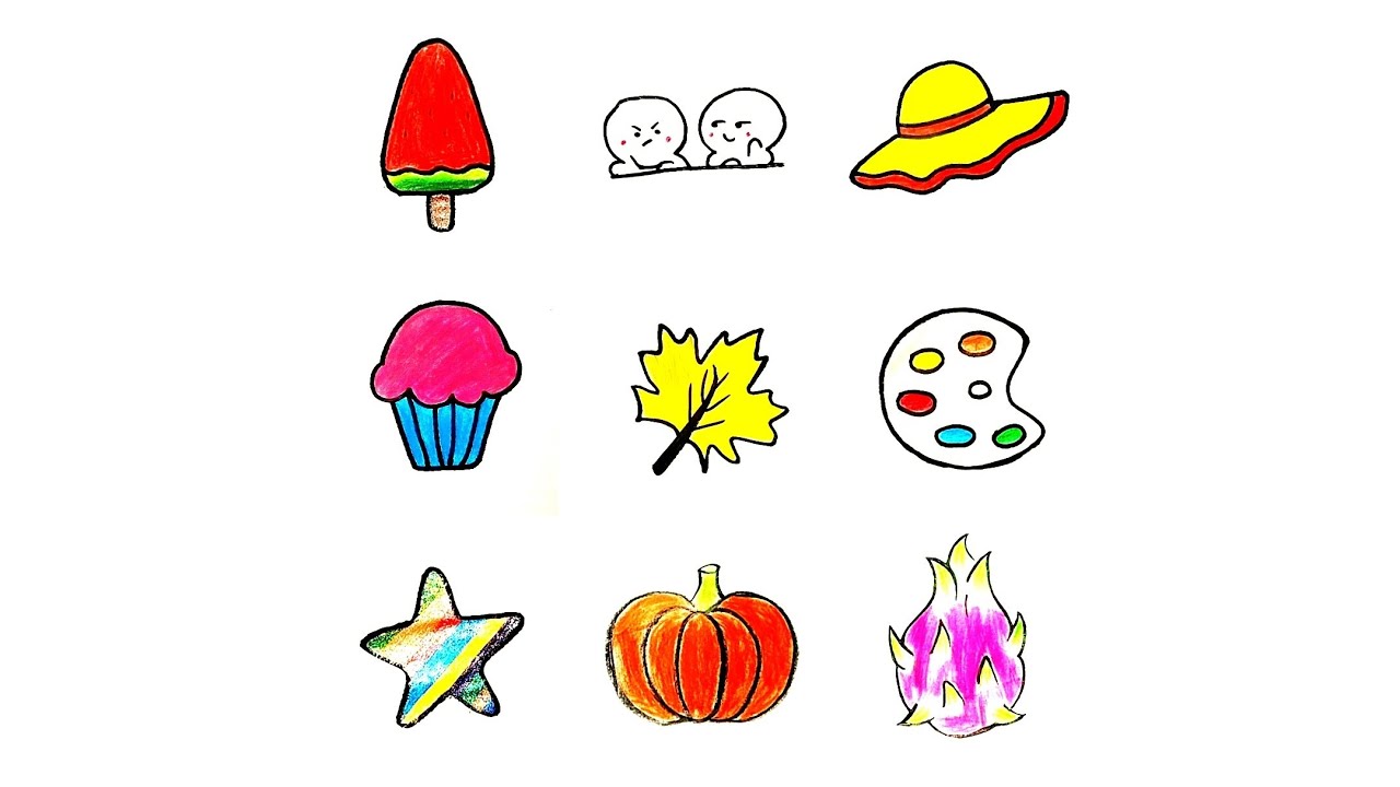 Different drawing in one video - YouTube