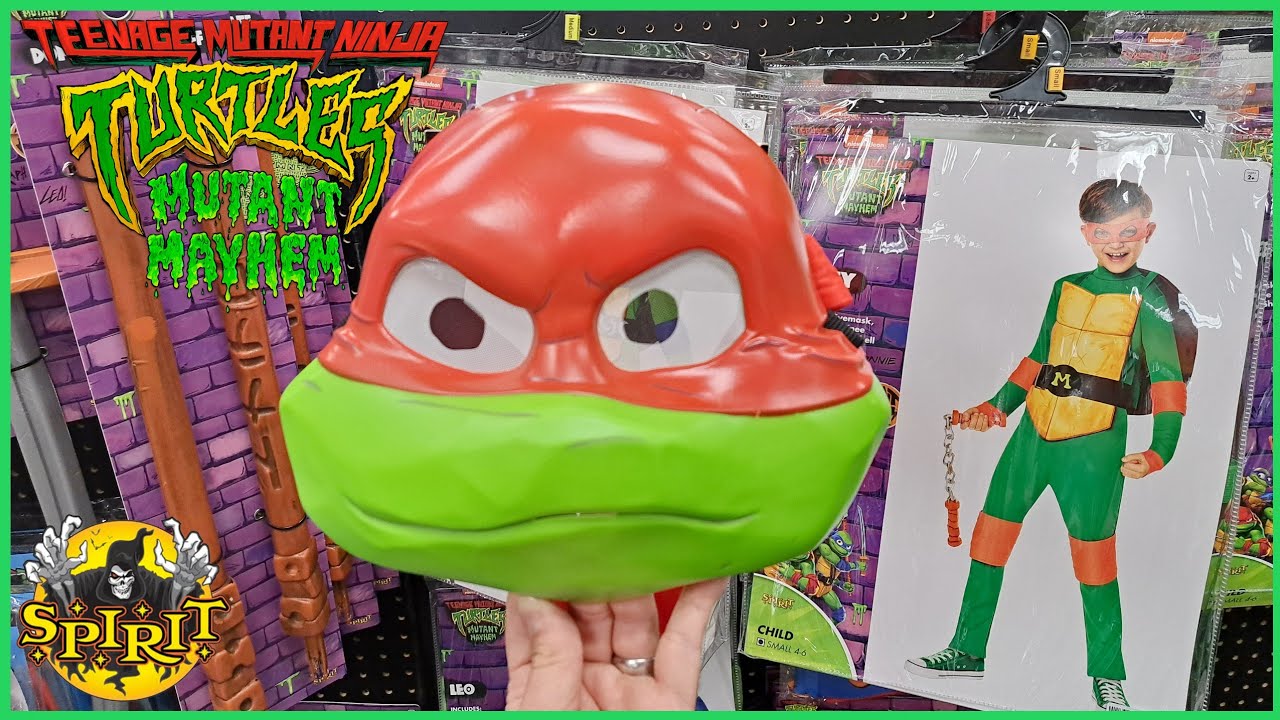 Teenage Mutant Ninja Turtles Mutant Mayhem Spirit Halloween Full Guide ...