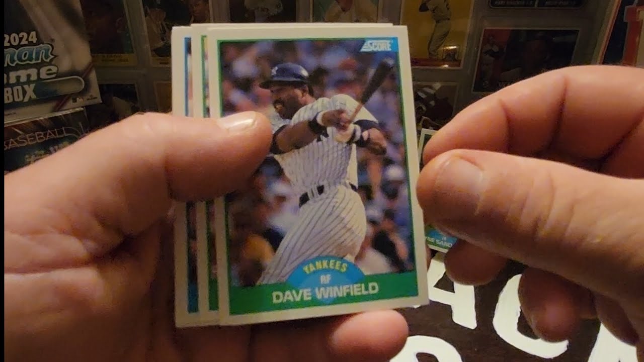 1989 Score Baseball Pack Rip (Ryan) - YouTube