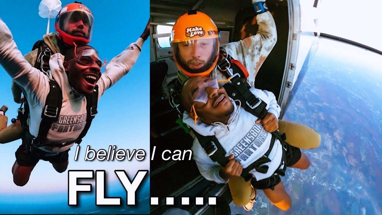 My FIRST time SKYDIVING| Sky diving at Sunset (Cinematic 4k Video ...