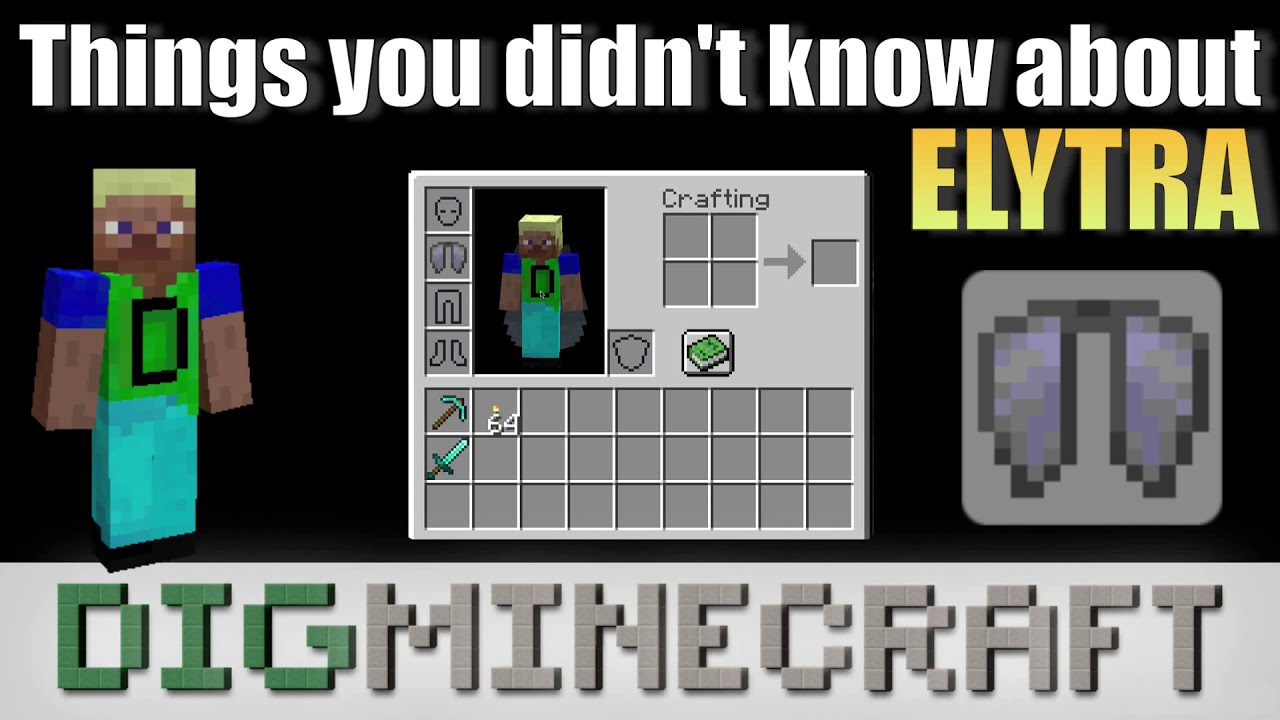 Things you didn't know about the Elytra in Minecraft - YouTube