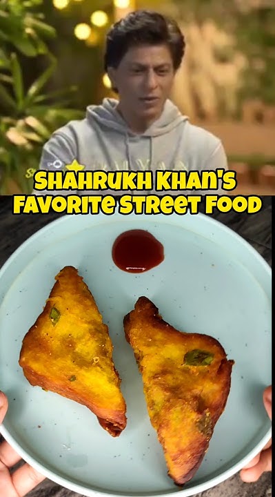 Shahrukh Khan's Favorite Street Food🥪 #shortsvideo #shorts #bread #shahrukh #streetfood #pakora ...