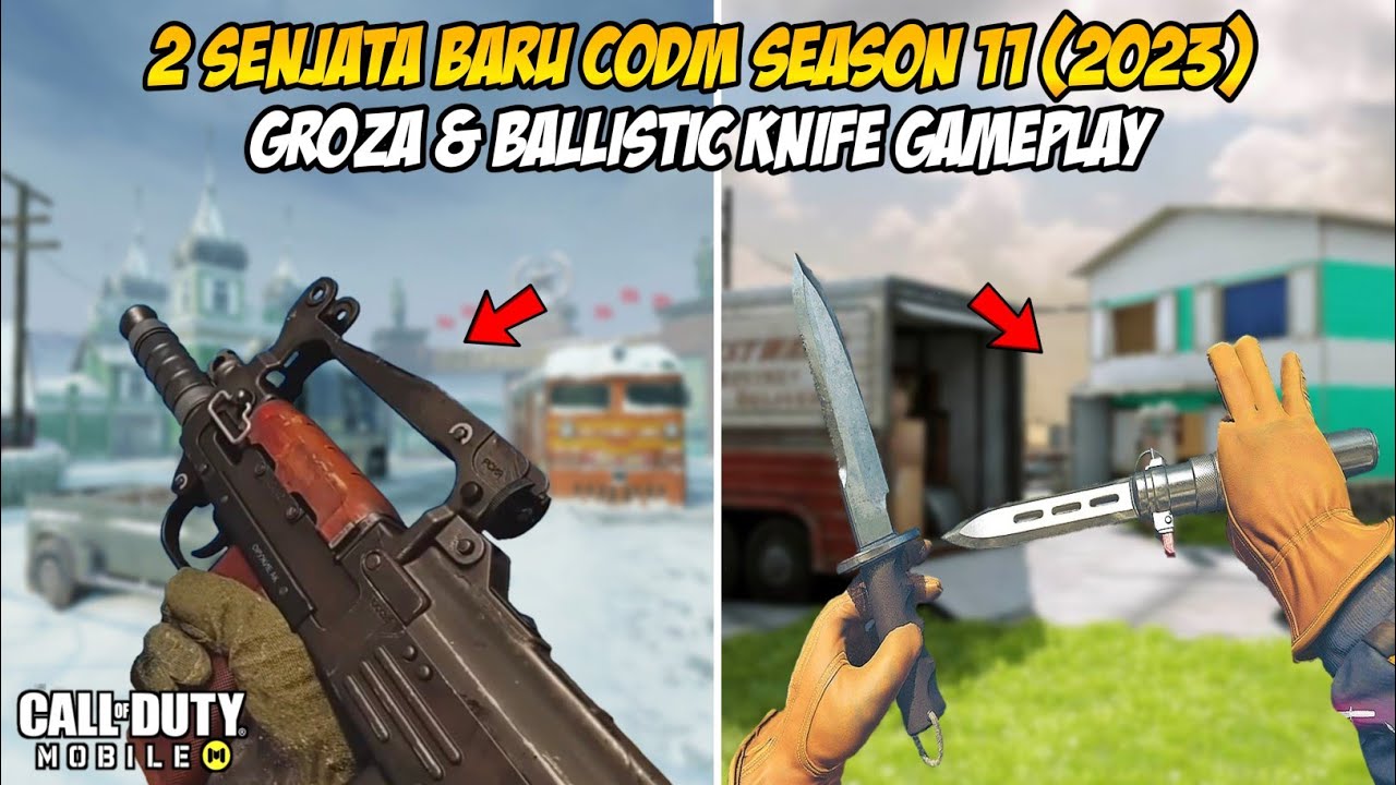 2 senjata baru ini akan sangat OP di codm season 11 (2023) | Groza (AR ...