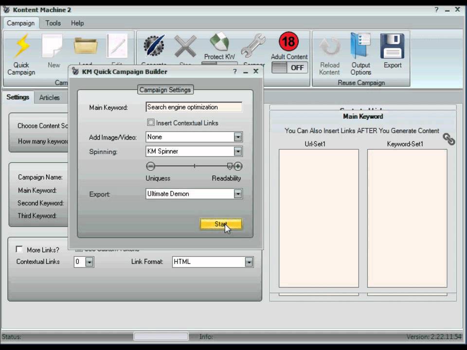 Kontent Machine Set Up Part One - YouTube