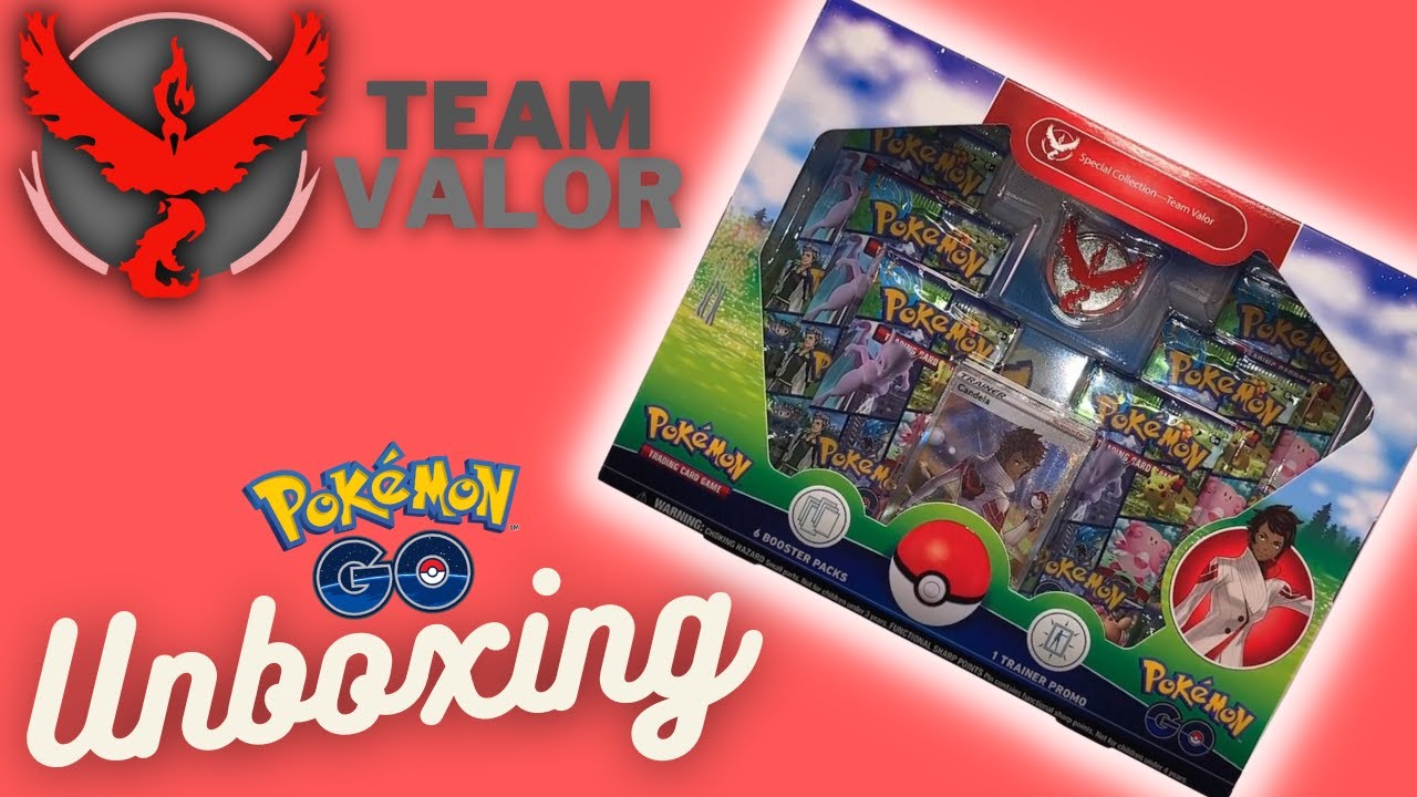 Let’s unbox the Pokémon Go Special Collection - Team Valor - YouTube