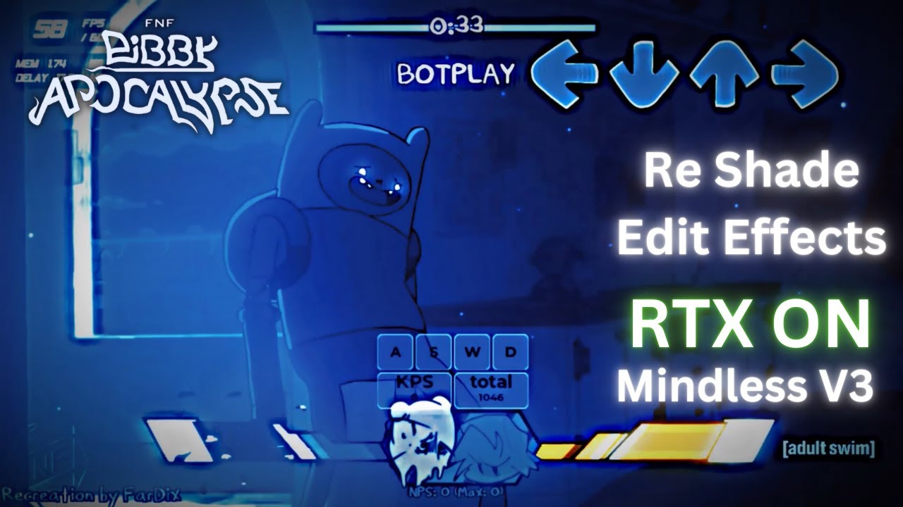 Mindless V3 | FNF Pibby Apocalypse | Re Shade Edit Effects (RTX ON ...
