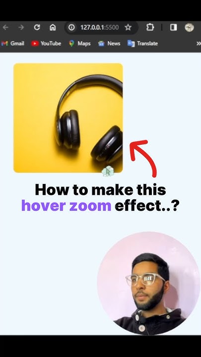 Make This Cool Hover Zoom Effect with CSS..? 🤯🔥 #css #webdevelopment - YouTube