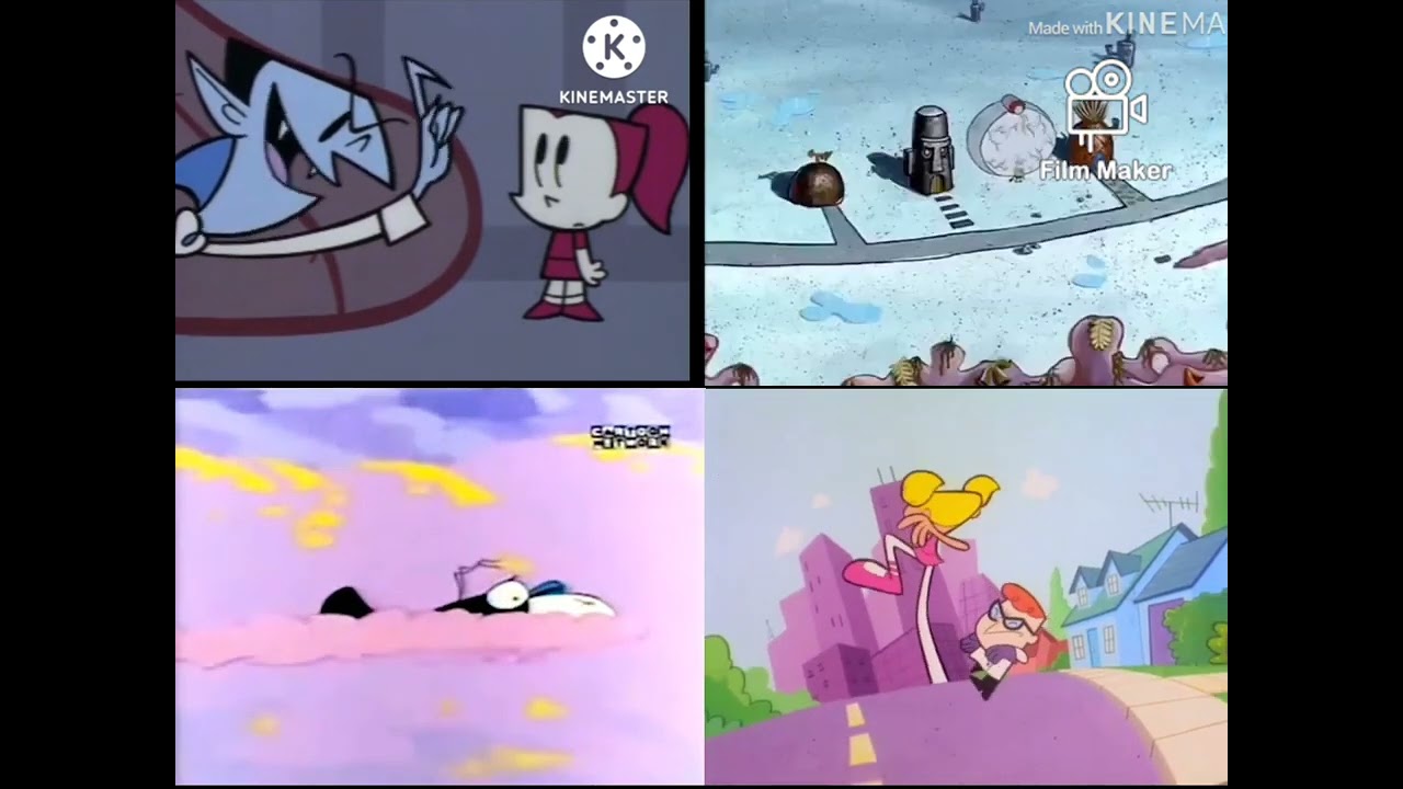 what a cartoon side by side 3 - YouTube