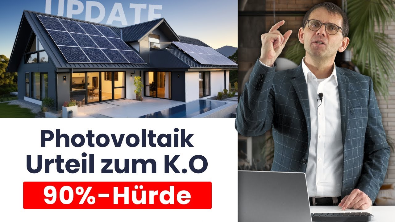 Photovoltaik, Urteil zur Rückgängigmachung eines ...