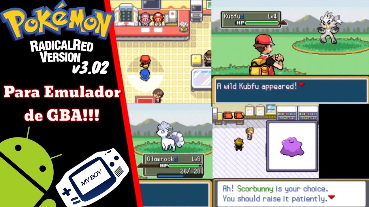 Nuevo y Mejorado Pokemon Radical Red 3.02 gba Android/PC - RichardGames ...