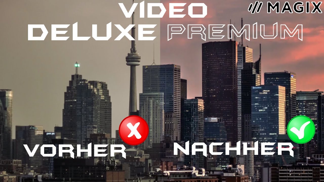 Color Grading / Farbabstufung - MAGIX VIDEO DELUXE 2021 - Tutorial ...