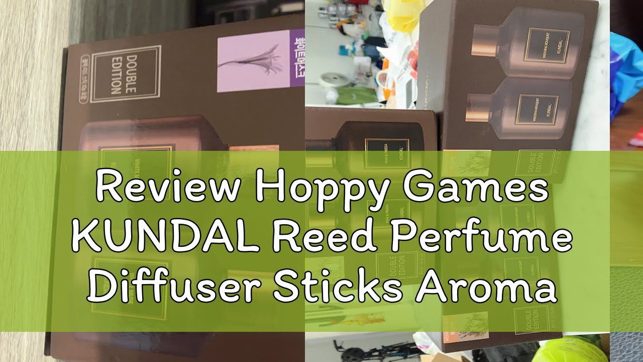 Review Hoppy Games KUNDAL Reed Perfume Diffuser Sticks Aroma Ylang ...