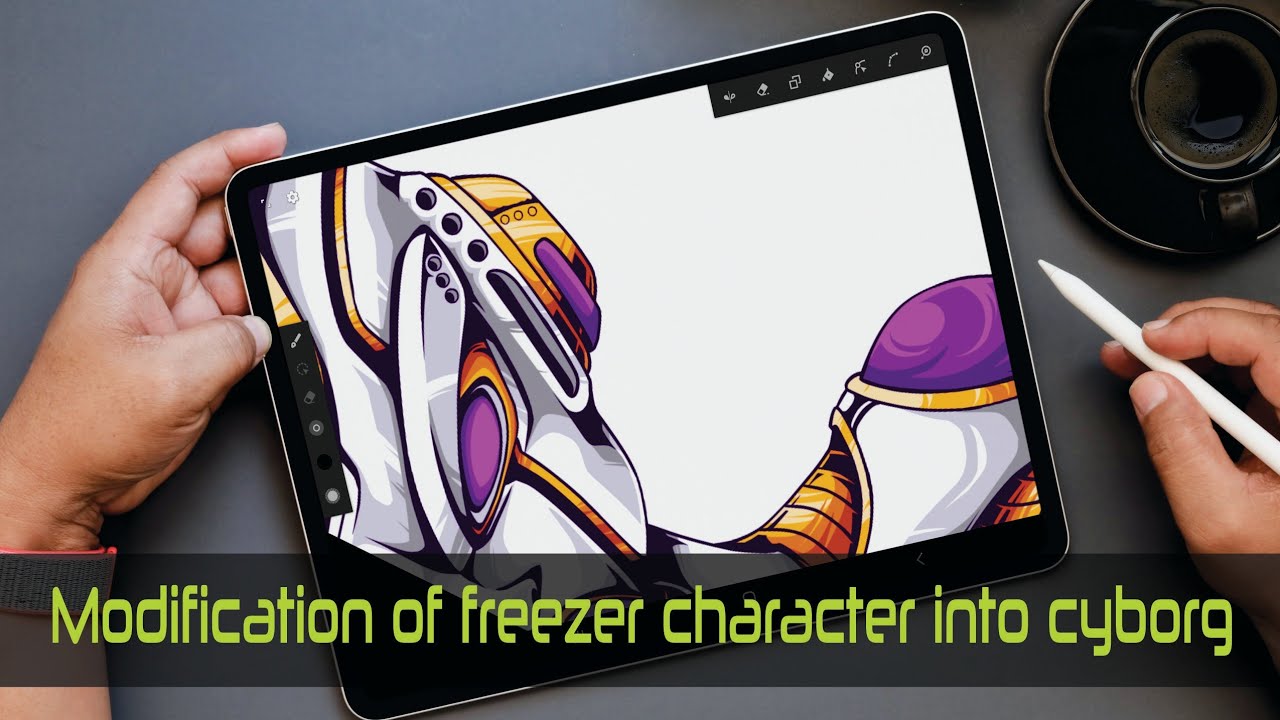 Modification of freezer character into cyborg - YouTube