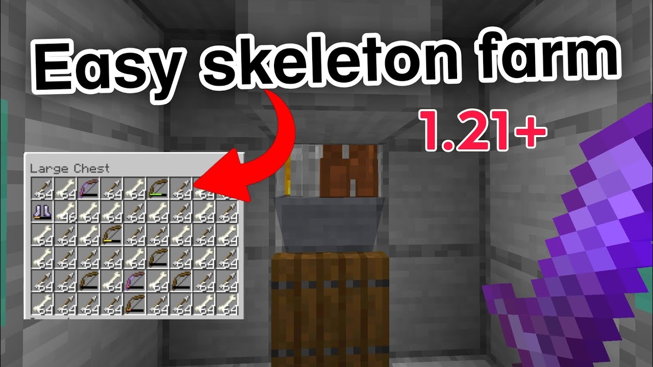 Ultimate Skeleton Spawner Farm | Minecraft Bedrock Edition – Fast XP ...
