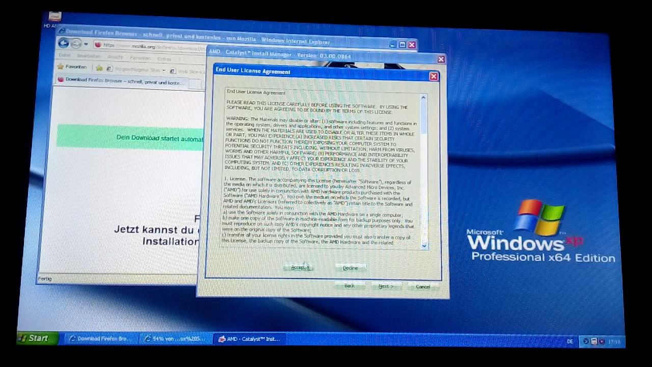 Windows Xp 64 Bit install Firefox ESR 52 Retro 2013 PC by Lord SK - YouTube