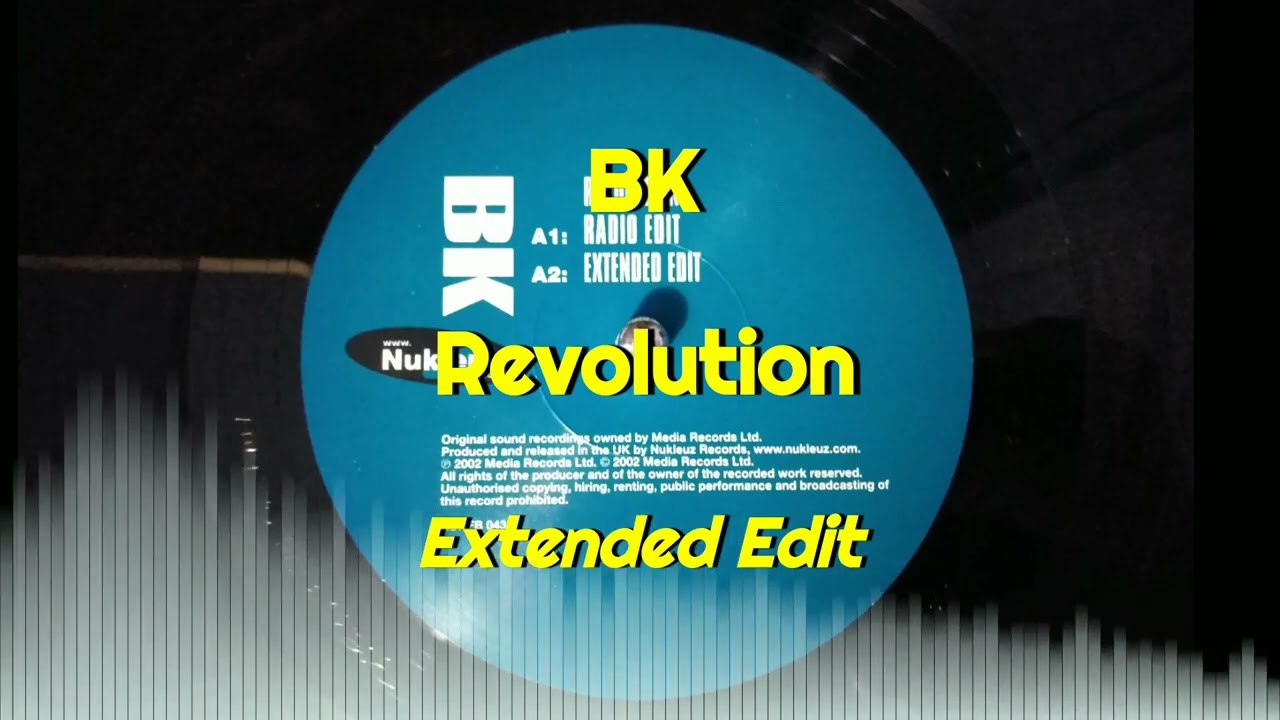 BK - Revolution (12" Number Three) | MAXVINILOS