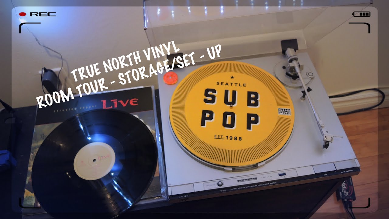 My Vinyl Set Up - Room Tour - YouTube