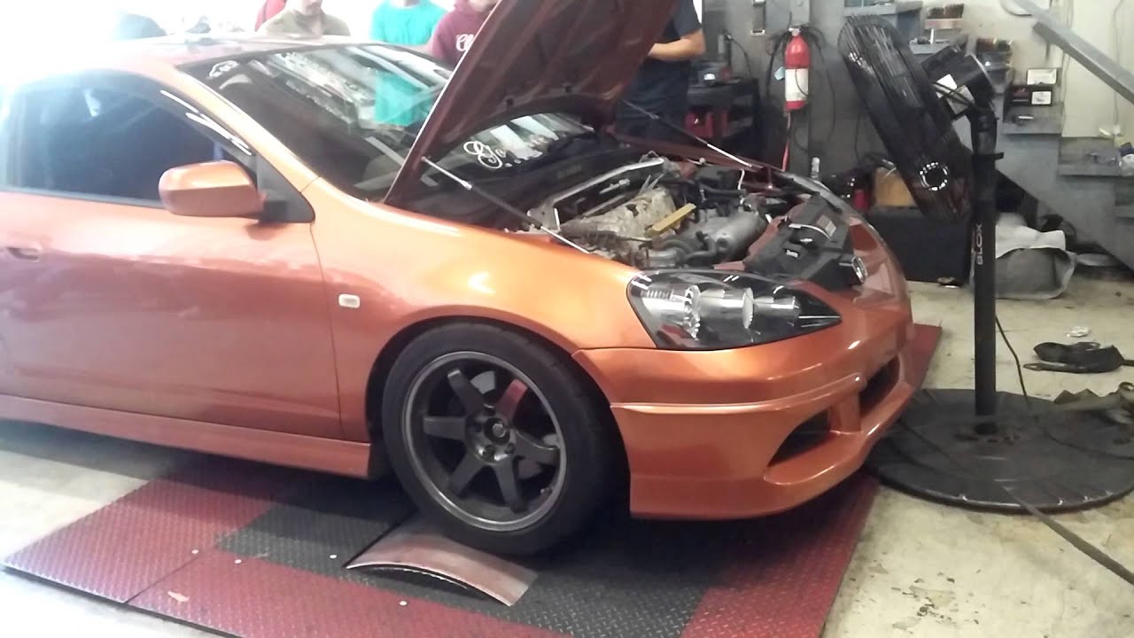 All motor k24 rsx @ DNR dyno day - YouTube