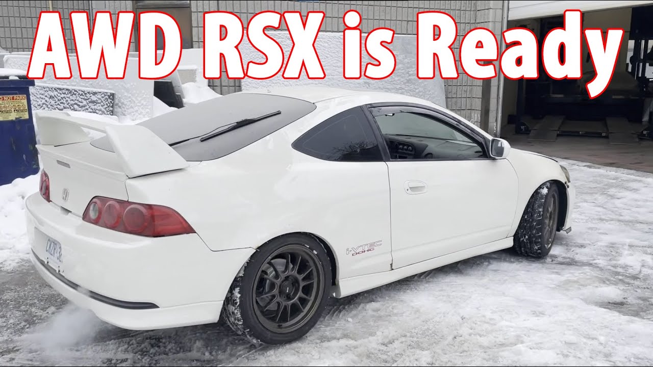 AWD RSX Finally Ready for the Dyno - YouTube