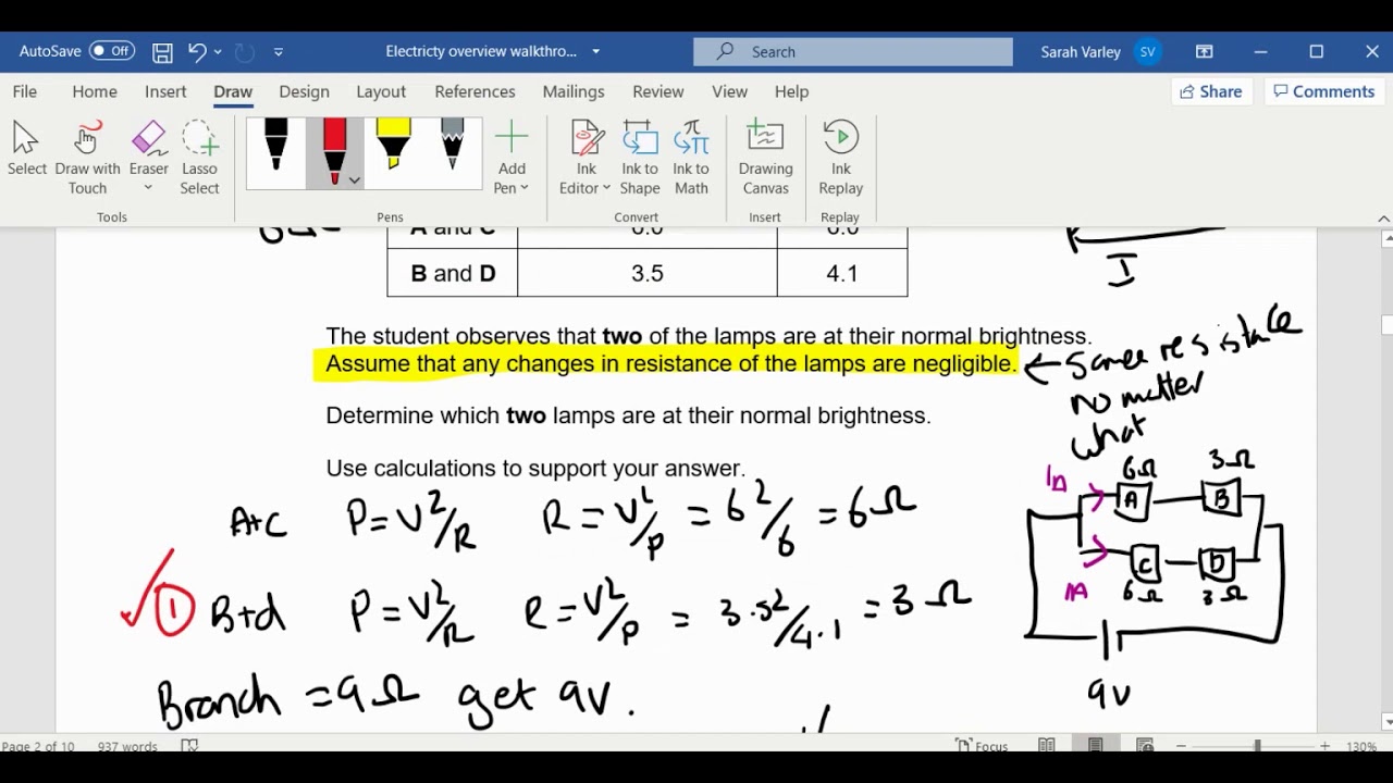 Electricity tough questions - YouTube