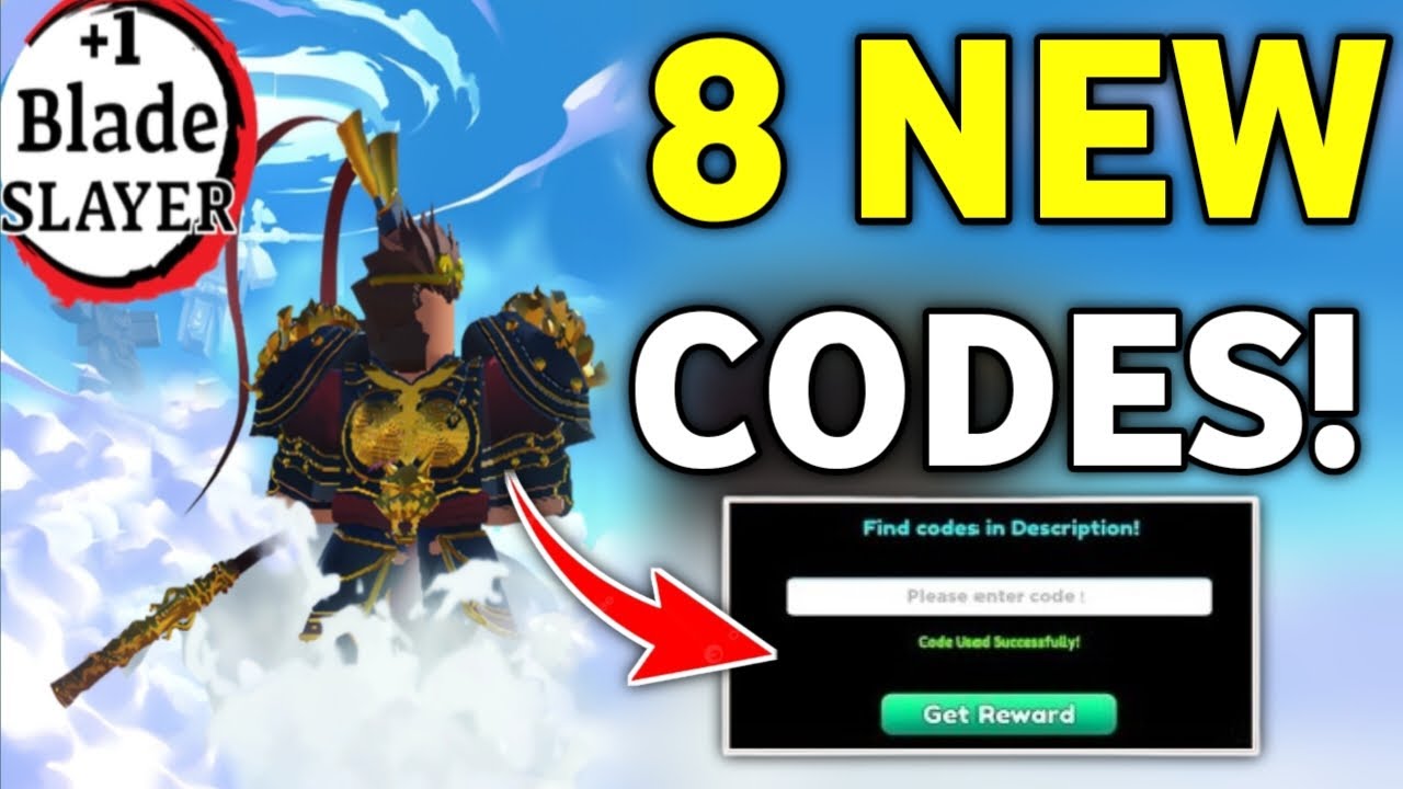 💥New💥 +1 Blade Slayer Codes 2024 - Roblox+1 Blade Slayer Codes - YouTube