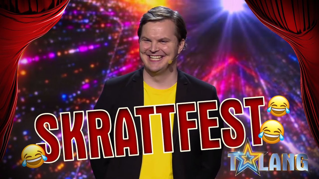 Talangjuryn i gapskratt av Albin Olssons sagostund - Talang 2021 - YouTube