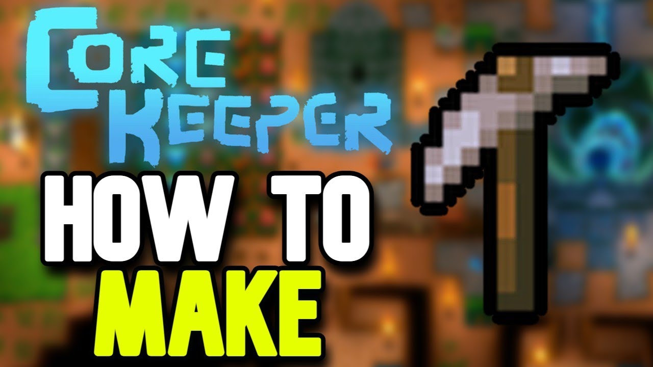 How to Make a Tin Pickaxe in Core Keeper - YouTube
