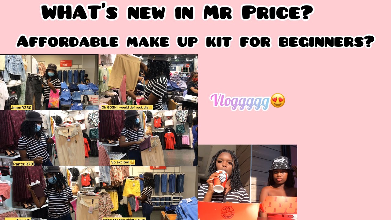 VLOG 01:Let’s Shop under R100|What’s new in Mr Price|Make UP under R100 ...